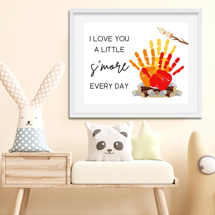 Campfire Handprint Kit – Printables by The Craft-at-Home Family