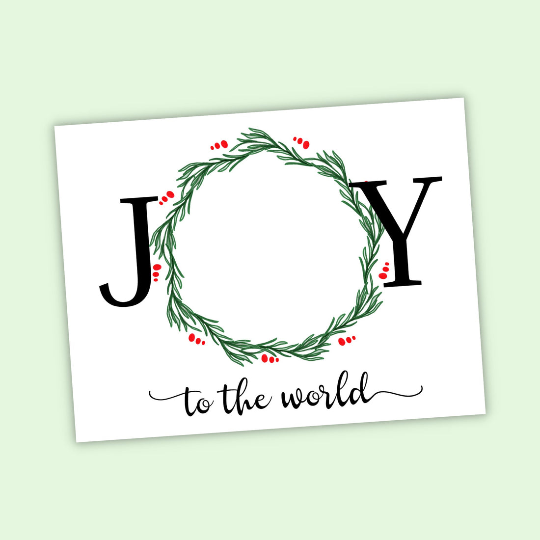 JOY Christmas Handprint Art (2 Variations) – Printables by The Craft-at ...