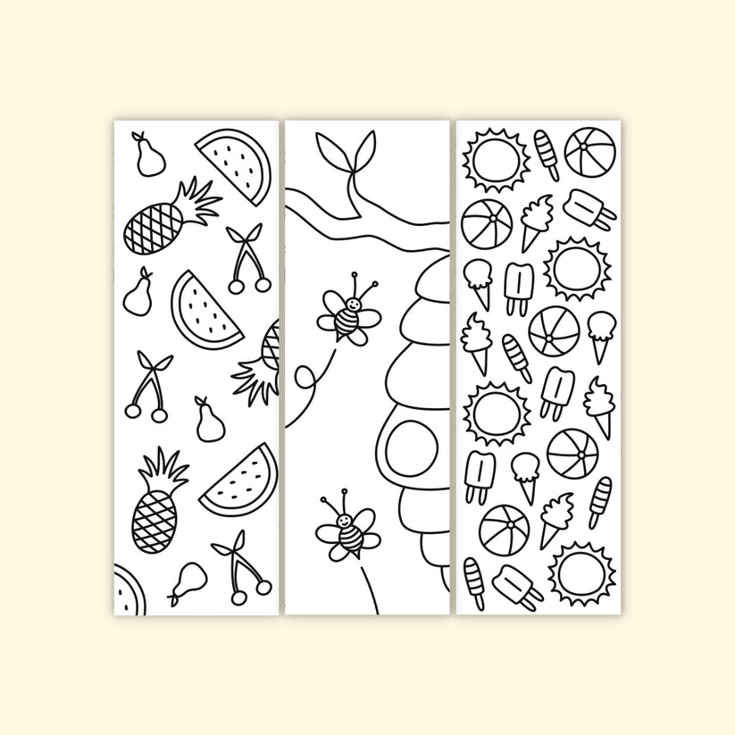 Summer Coloring Bookmarks (Set of 6) – Printables by The Craft-at-Home ...